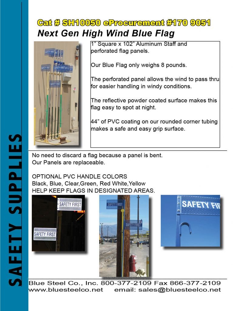 Lightweight Locomotive Safety Flag