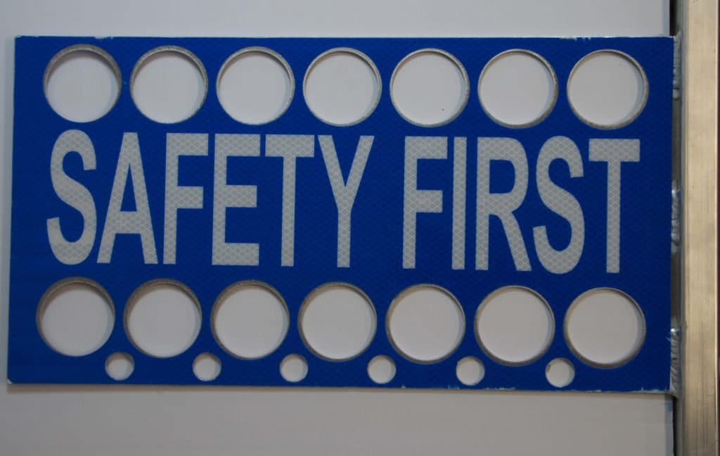 Railroad Blue Flag Safety Tag Out - Blue SteelCo, Inc.