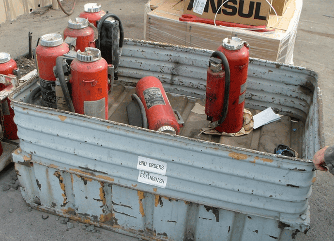 Fire Extinguisher Storage Rack Safety - Blue SteelCo, Inc.
